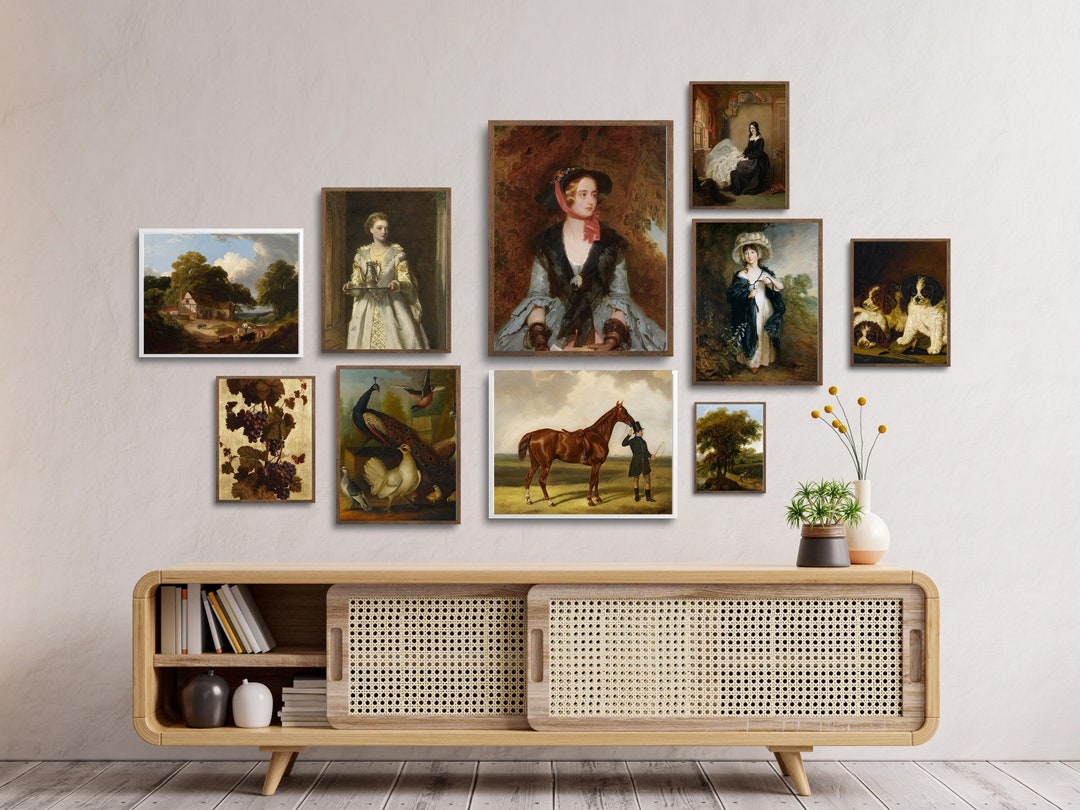 English Cottage Gallery Wall Set of 10 Prints Moody Poster Set English ...