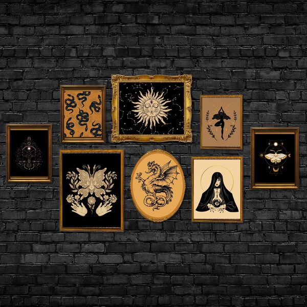 Printable Eclectic Occult Wall Art - Etsy