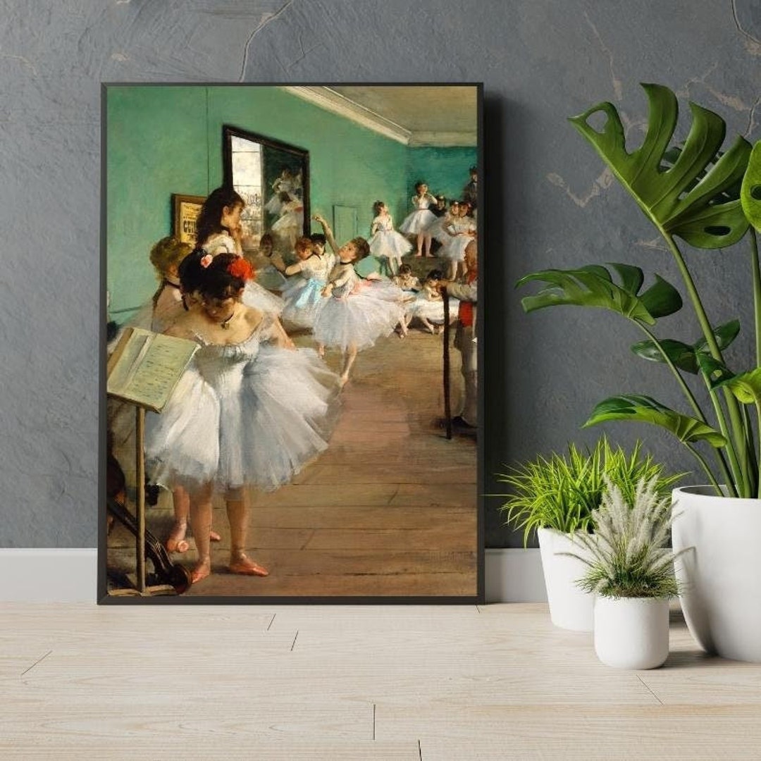 The Dance Class by Edgar Degas, Impressionism Art, Ballerina Fine Art ...
