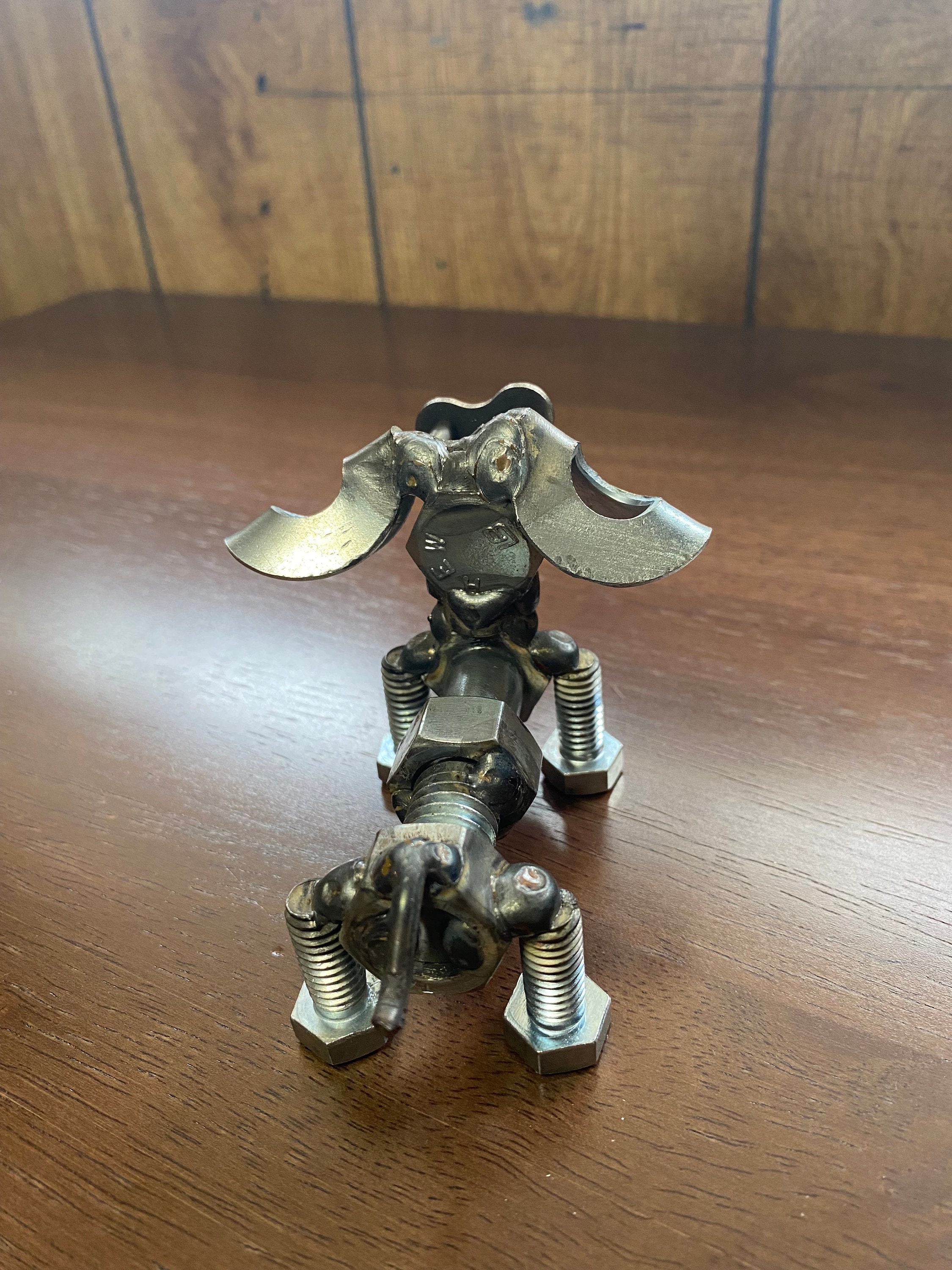 Dog Figurine Welded Nuts and Bolts Dog - Etsy