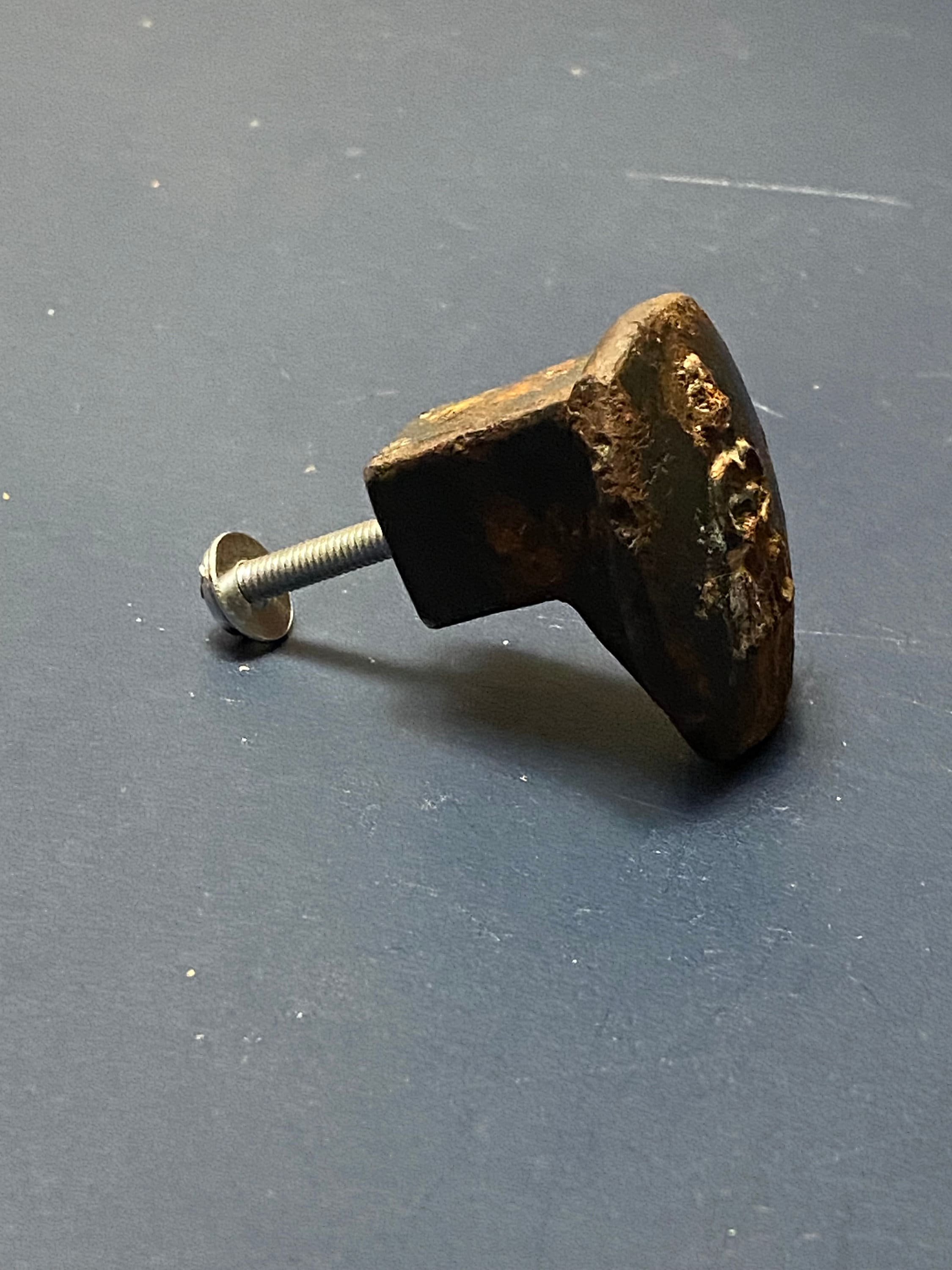 Railroad Spike Cabinet Knob, Drawer Pull Rustic Drawer Pull - Etsy