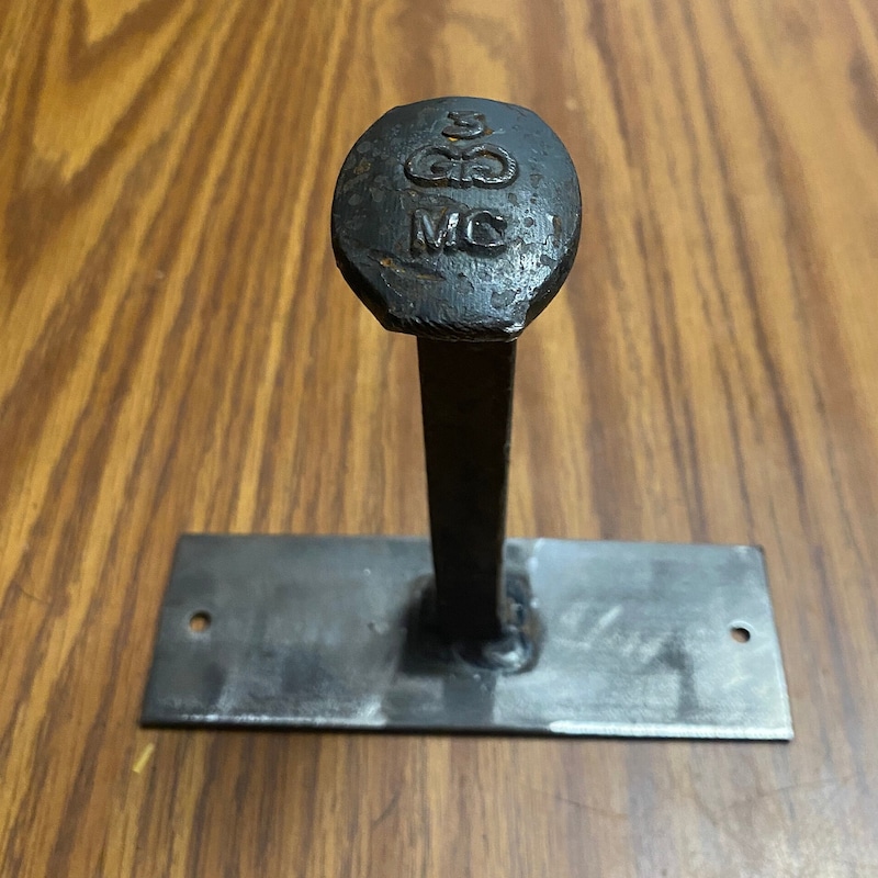 Railroad Spike Hooks - Etsy