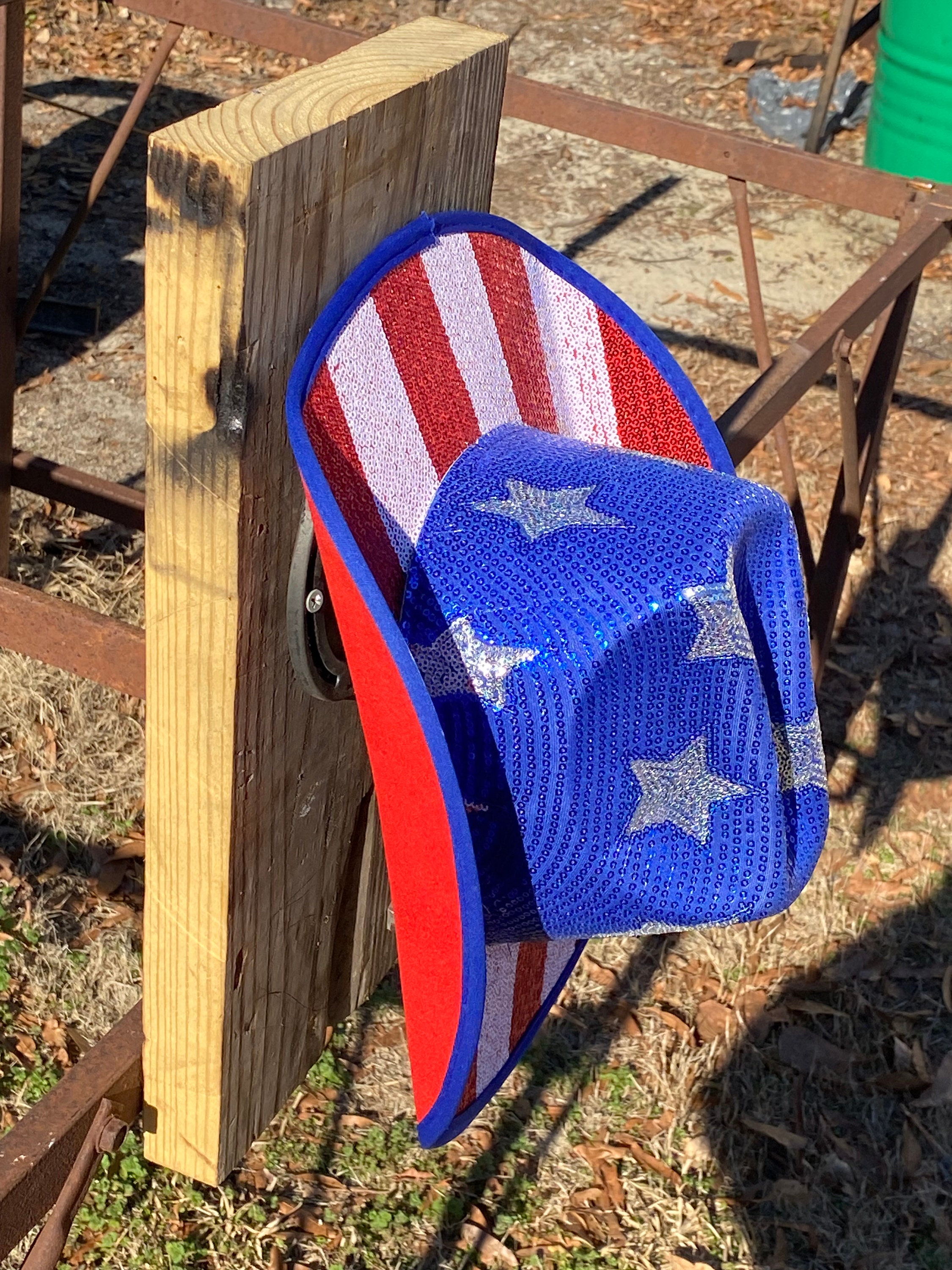 Horseshoe Cowboy Hat Hangers Horseshoe Hat Rack - Etsy