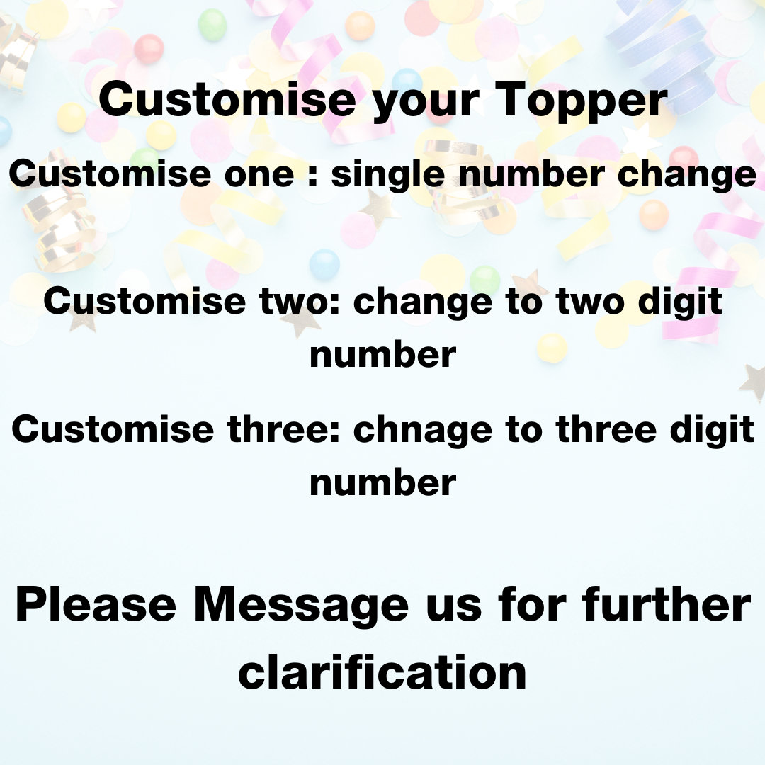 80th Celebration 80th Birthday Cake Topper Happy Birthday Milestone
