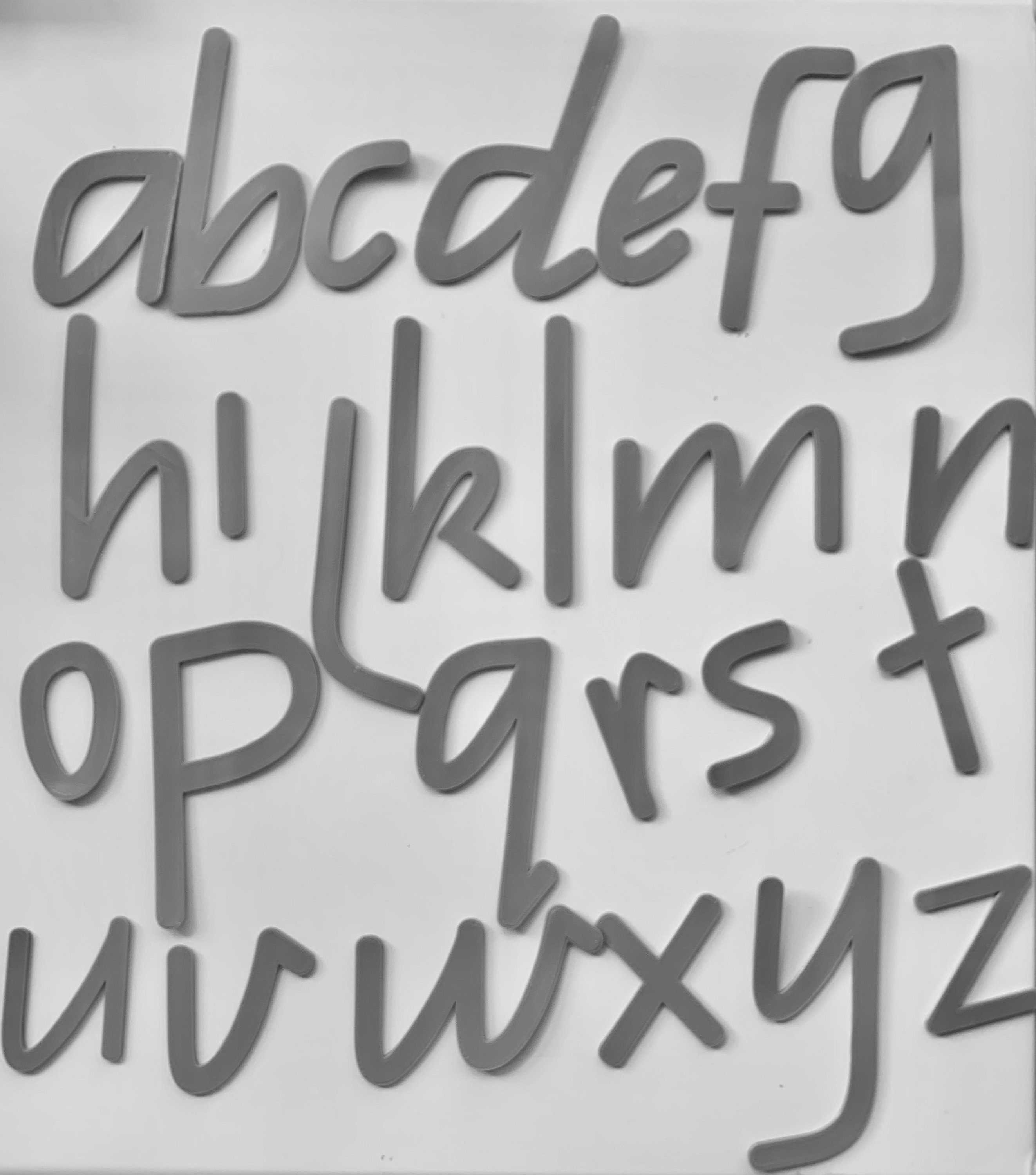 Upper and Lower Case Letters and Numbers 0 to 9, Queensland Cursive ...