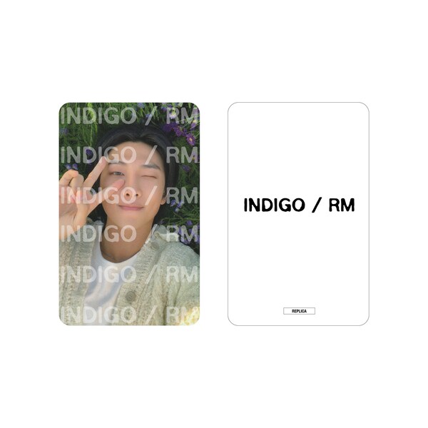 Rm Indigo Photocard - Etsy
