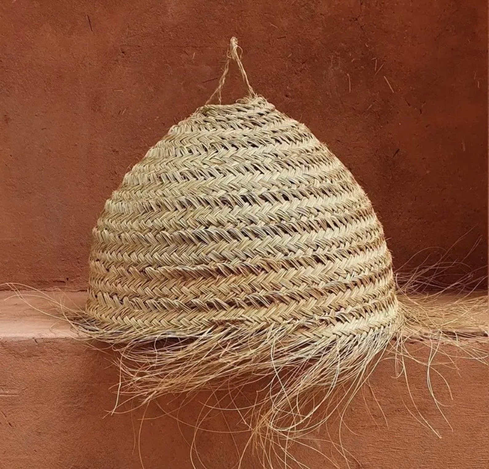 Moroccan Ball Doum Lamp Shade - Etsy