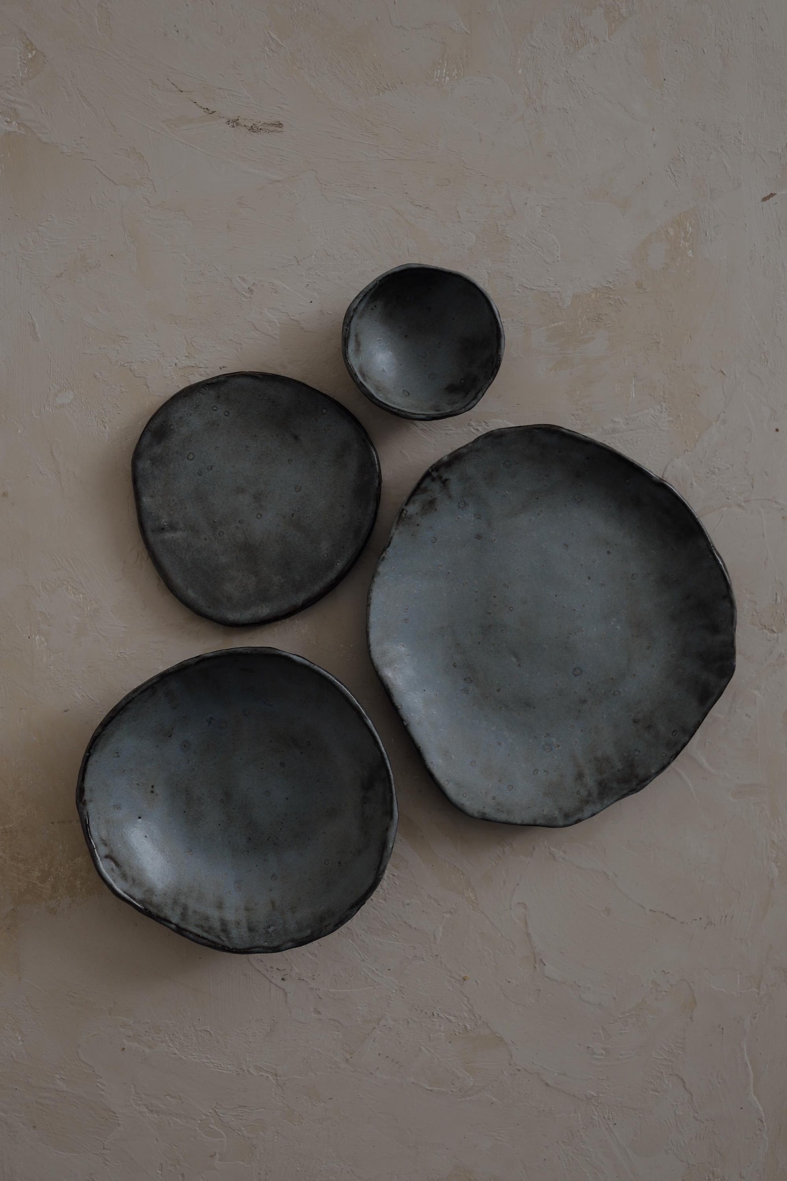 Handmade Organic Stoneware Custom Dinnerware Set Robins Egg– Rustic ...