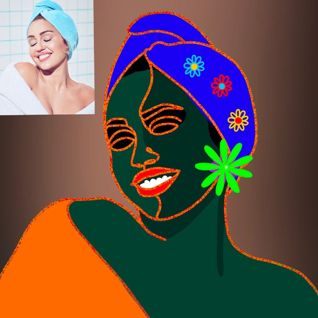 Custom Digital Illustration custom Digital Art Illustrative Photo Queen ...