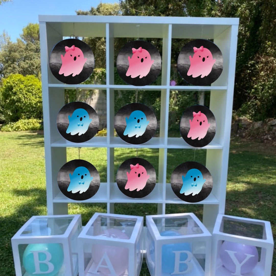 Printable Tic Tac Toe Gender Reveal Halloween | Printable | Baby Shower ...