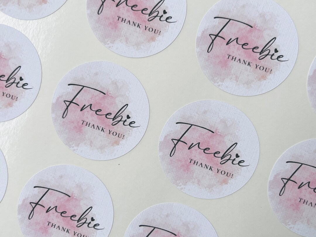 Freebie Sticker // Free Gift, Small Business Free Gift, Business ...