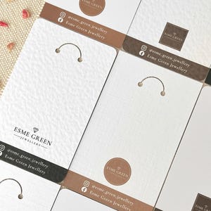 Personalised Keyring Display Card // Logo Keychain Holder, Bespoke ...