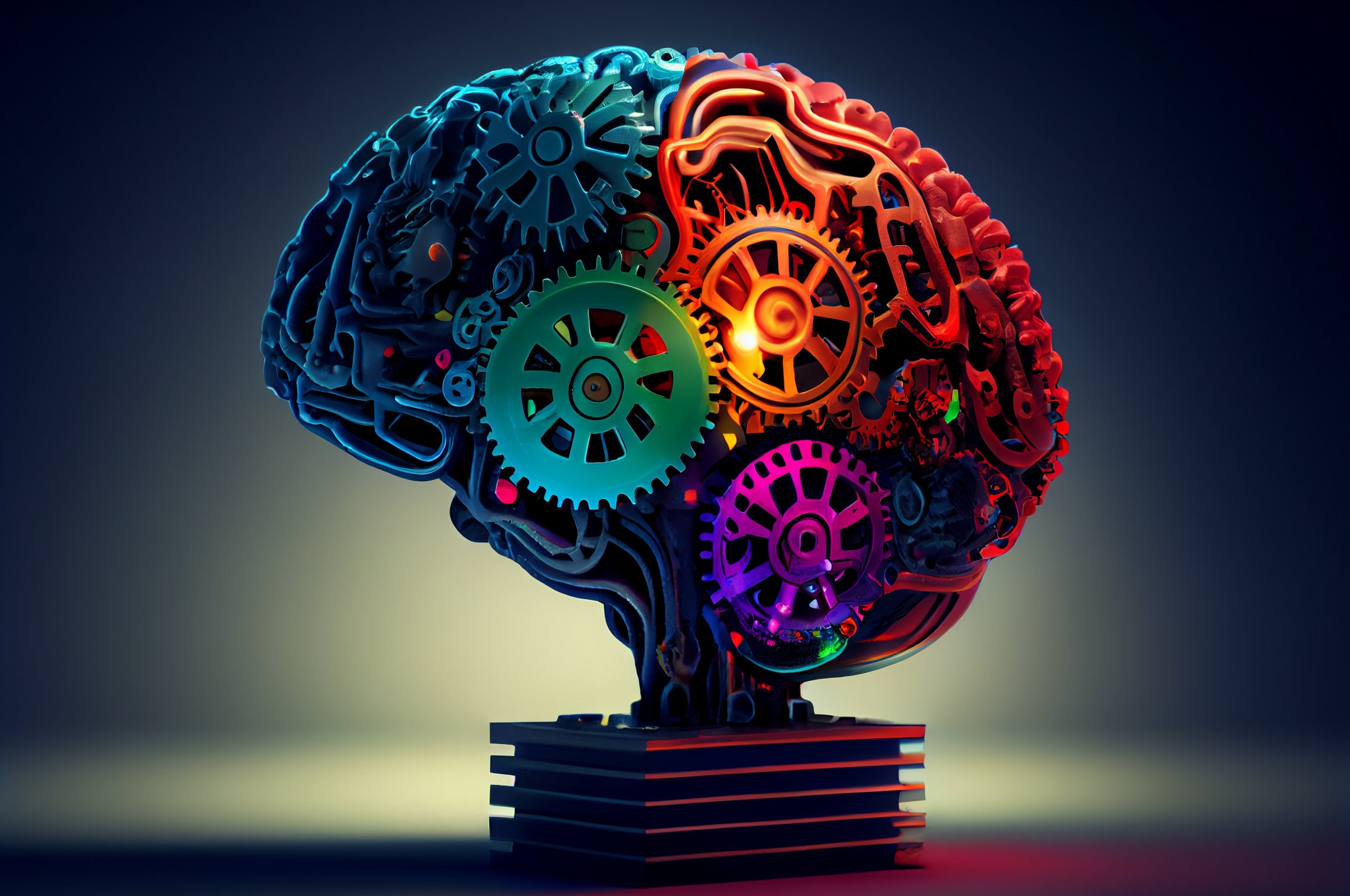 The Intricate Beauty of the Human Brain Constructed From Cogs - Etsy