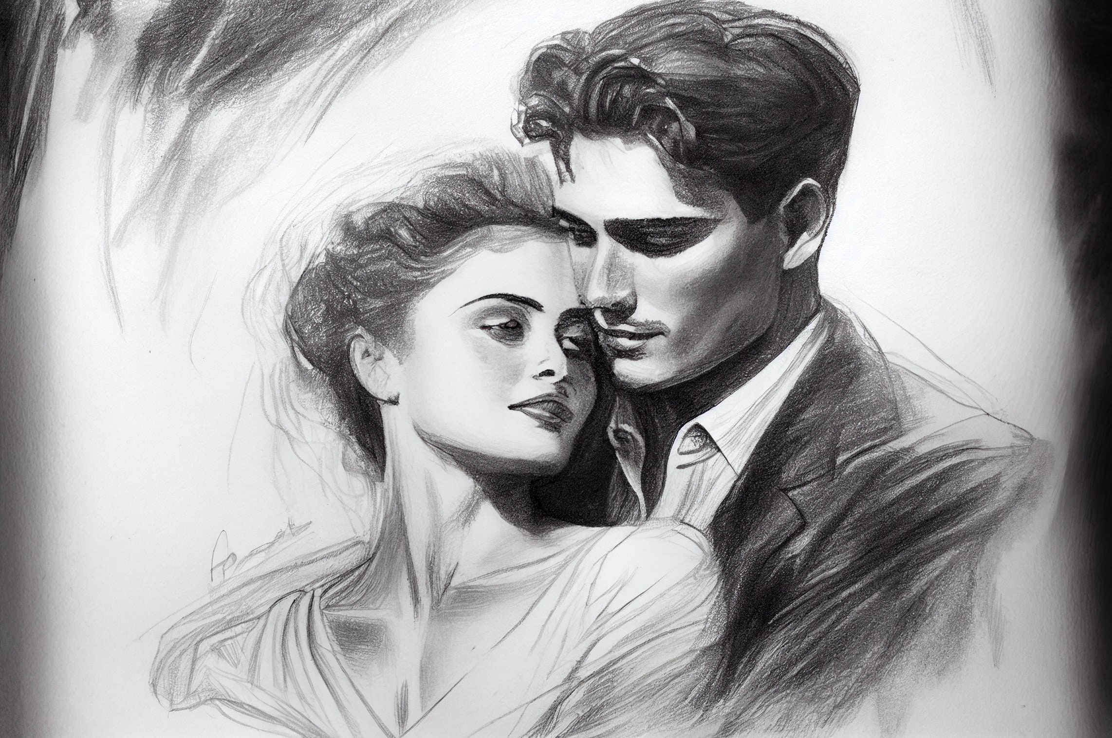 Easy Couple Drawings