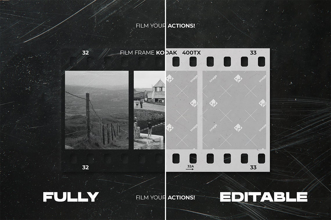 Film Frame 35mm Film Effect Overlays Film Borders Film Frame Png PNG ...