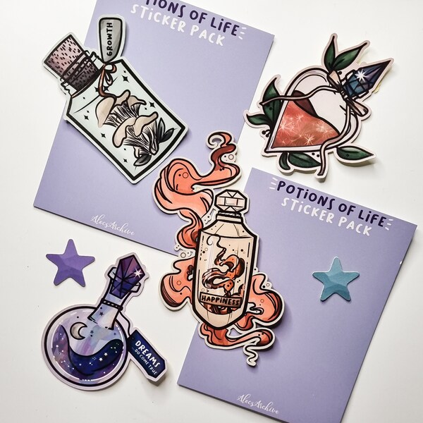 Magic Potion Stickers - Etsy