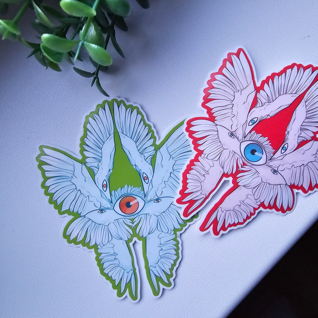 Biblically Accurate Angel Sticker, Trippy Sticker - Etsy