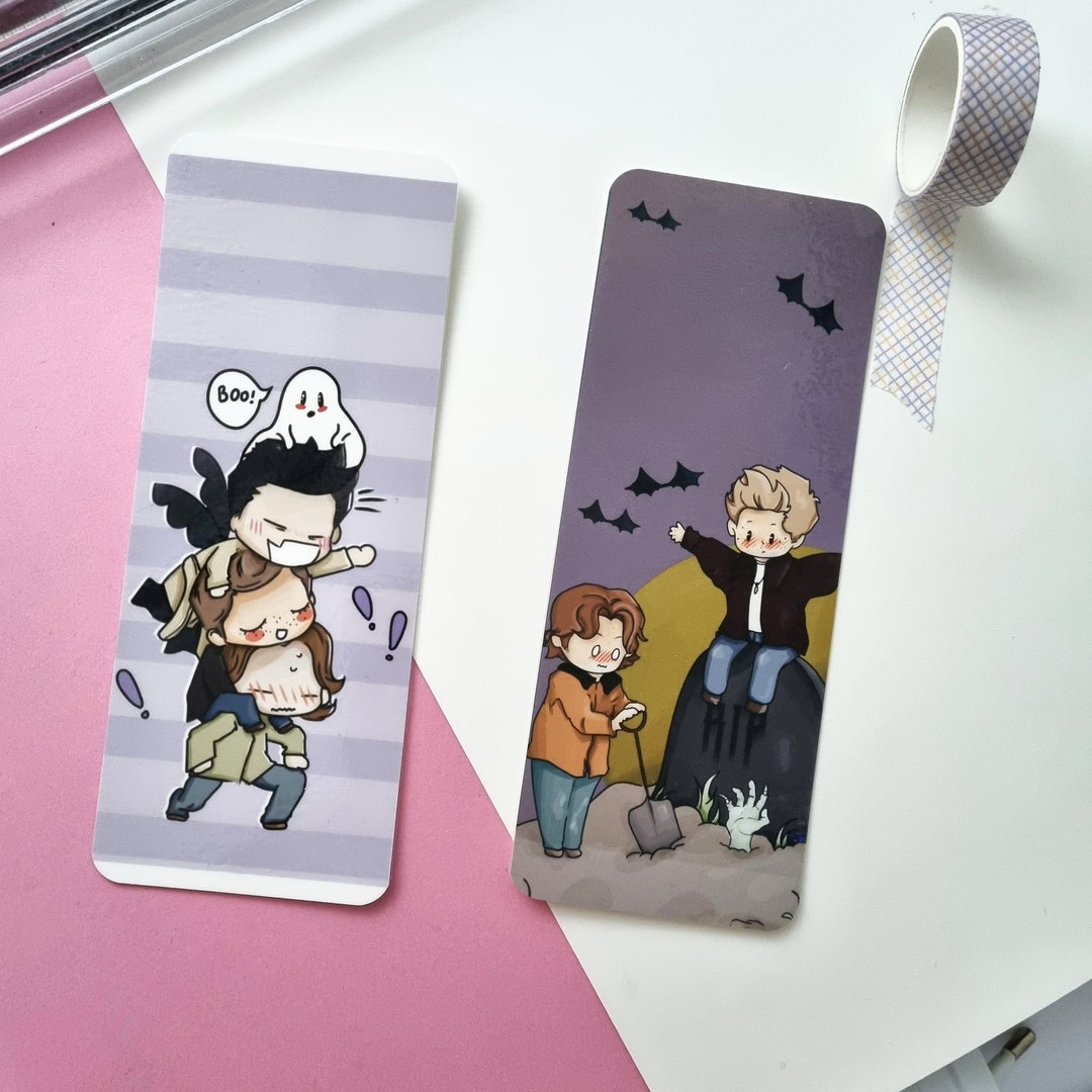 Supernatural Team Free Will Bookmark Halloween Edition - Etsy