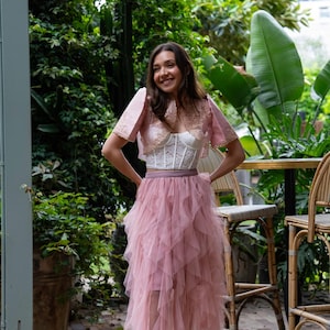 Nene (blush Pink) | Mestiza Bolero | Authentic Filipiniana Attire ...