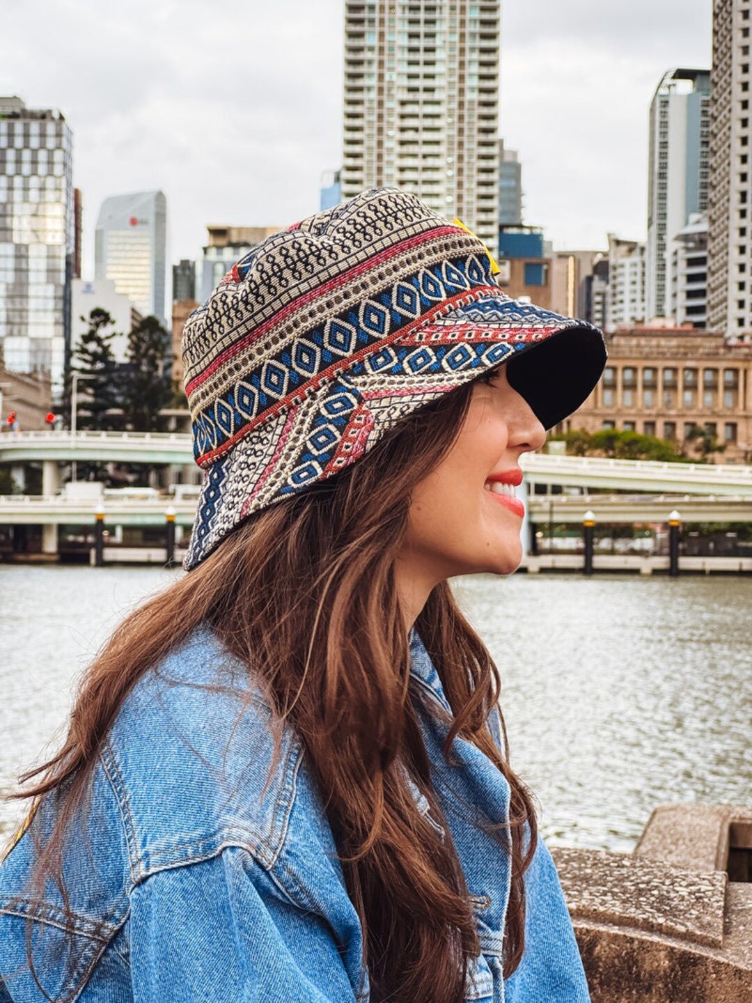 Igorot Bucket Hat sand Igorot Woven Textile Authentic - Etsy