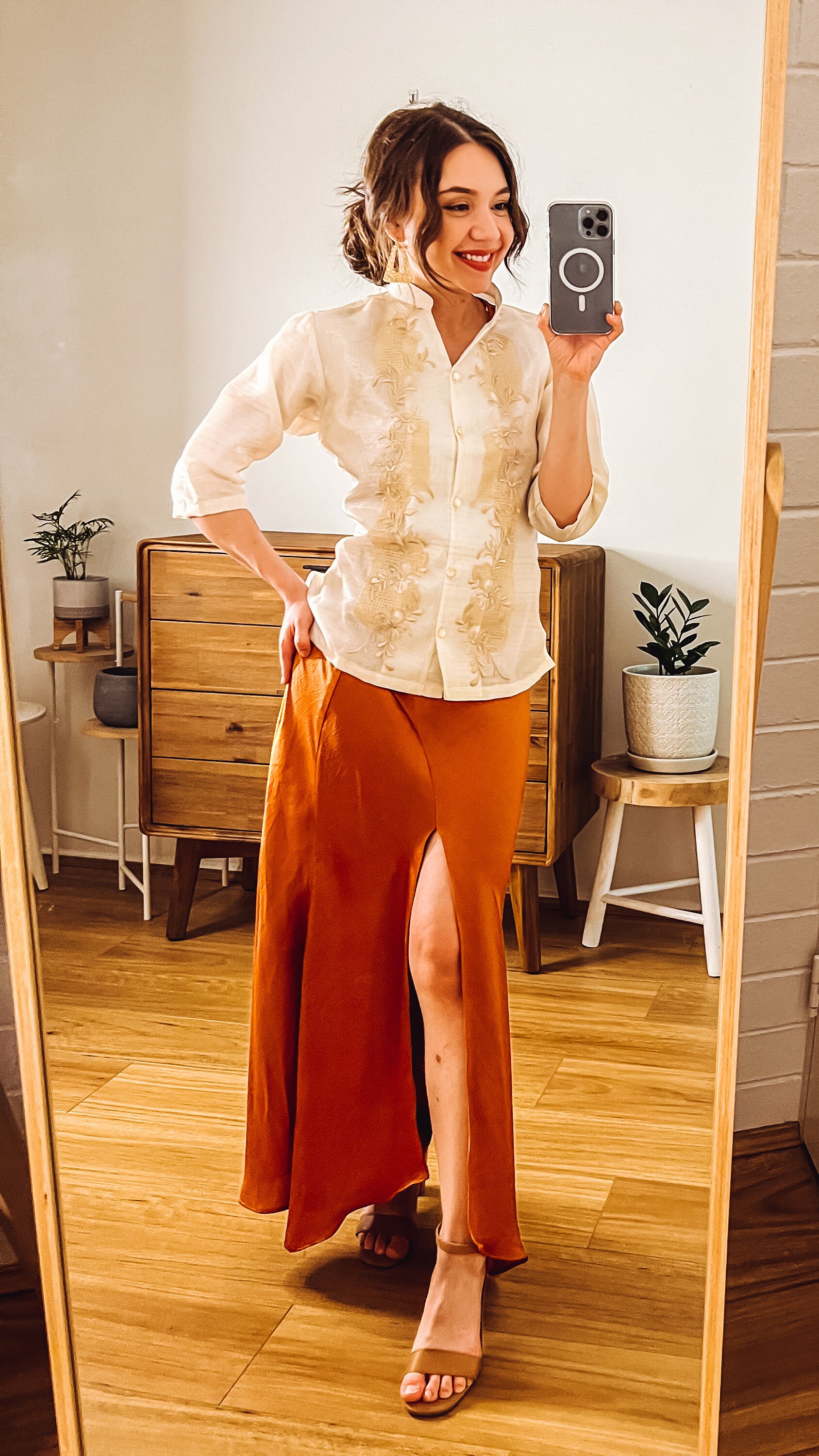 Amihan 3/4 Sleeve Barong Tagalog Authentic Filipiniana - Etsy