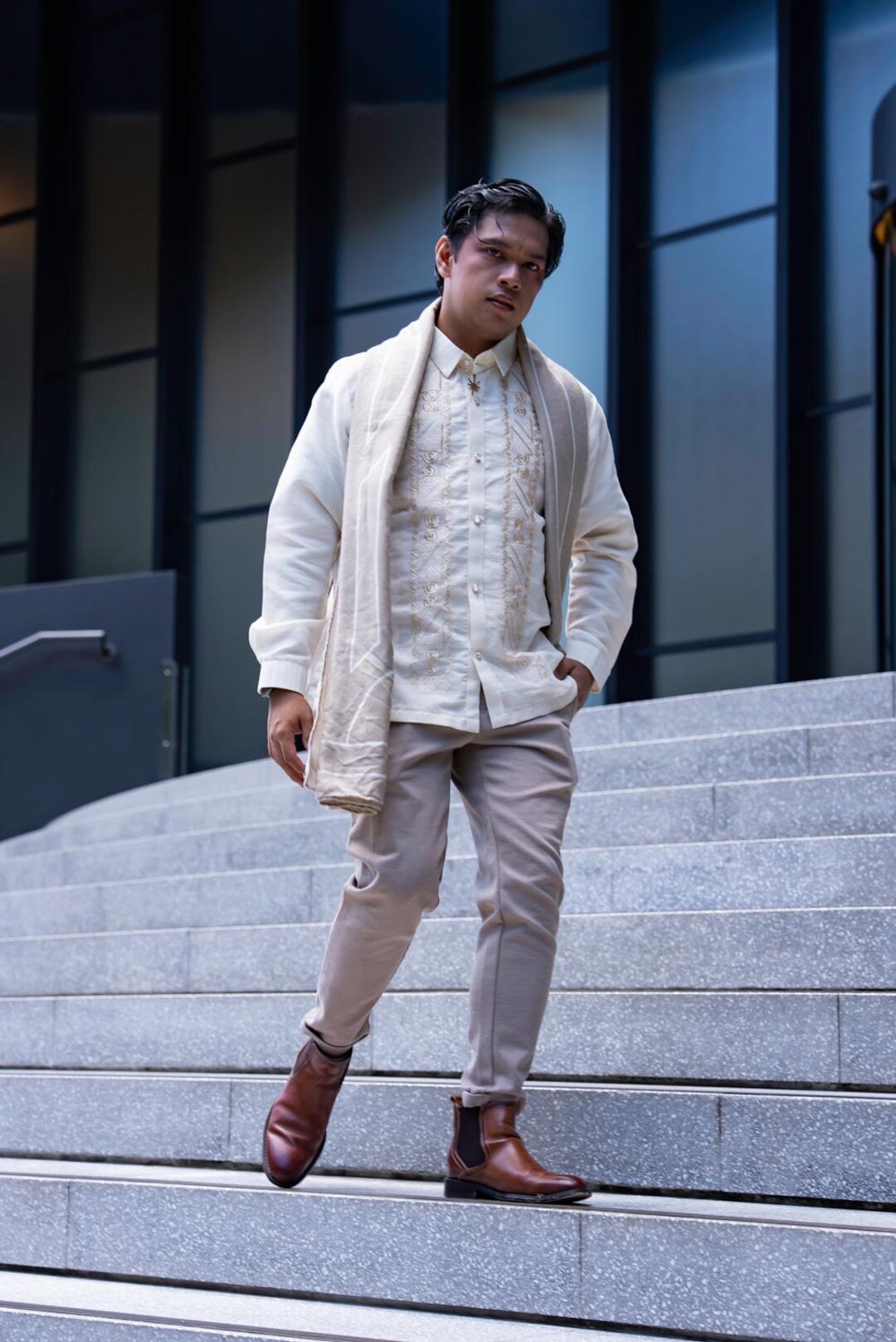 Luciano Barong Tagalog | Premium Organza | Authentic Filipiniana Attire ...