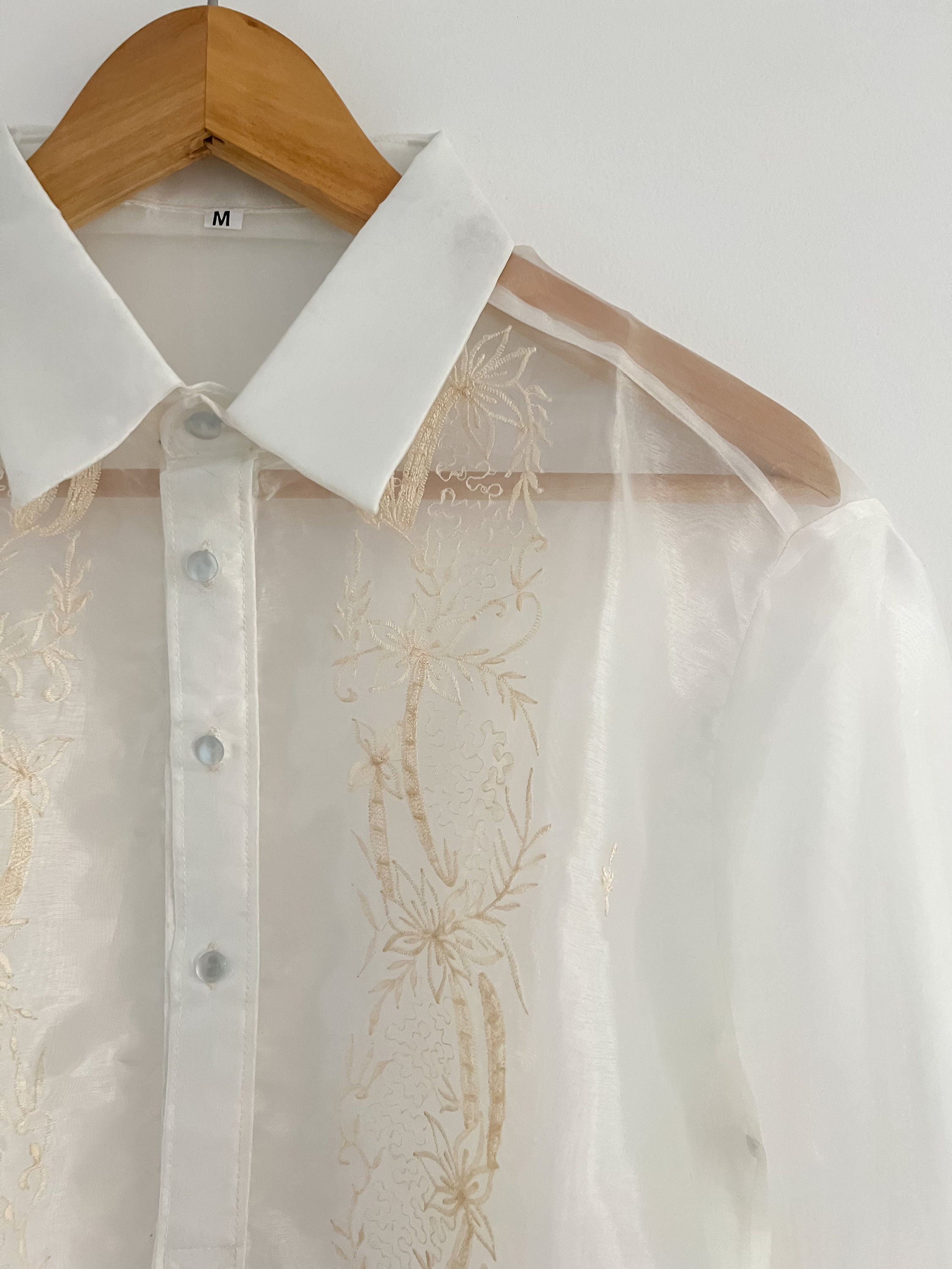 Piolo Classic Barong Tagalog ivory Authentic Filipiniana - Etsy