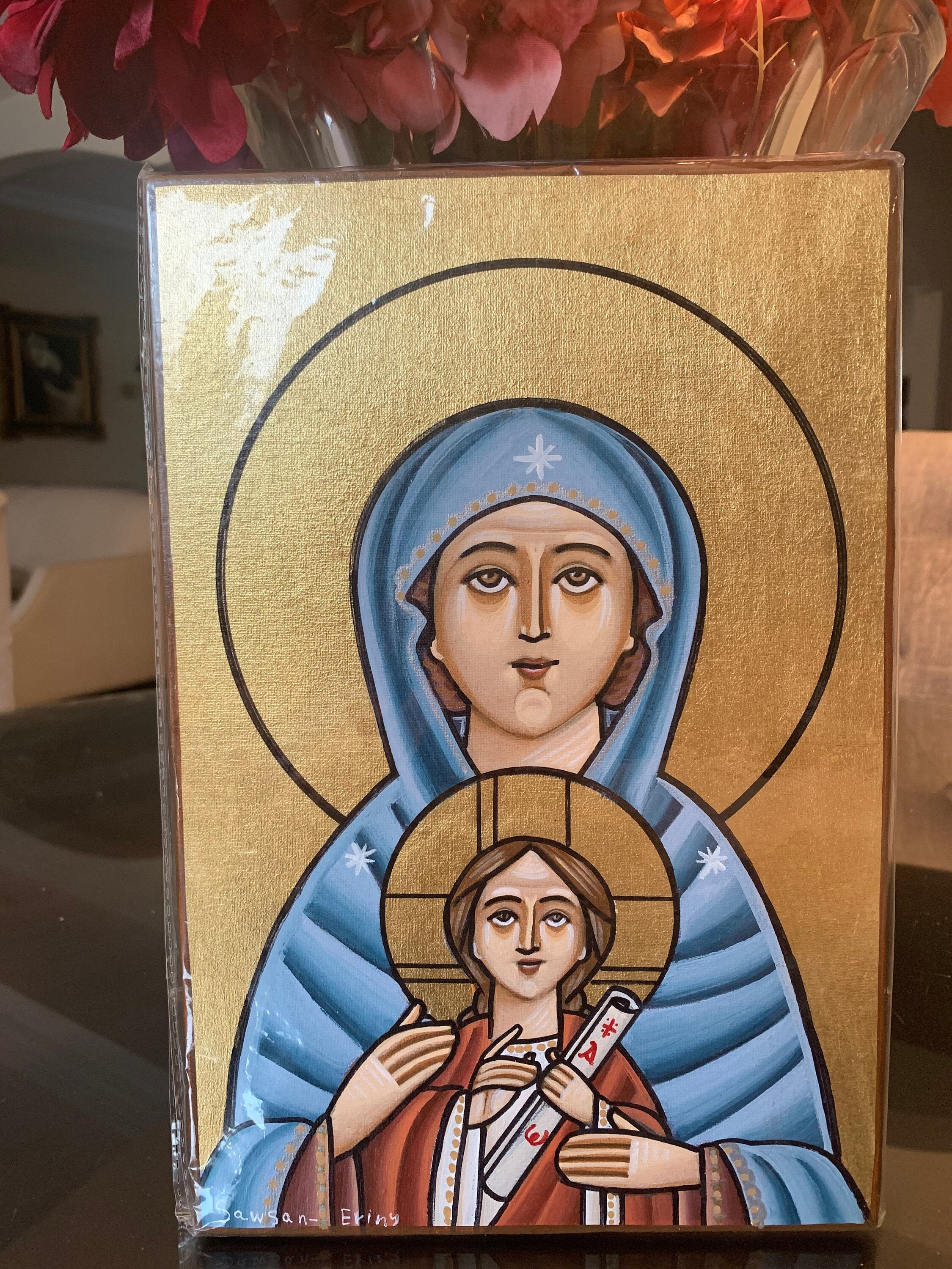 Icons Coptic Orthodox Authentic Tasoni Sawsan - Etsy