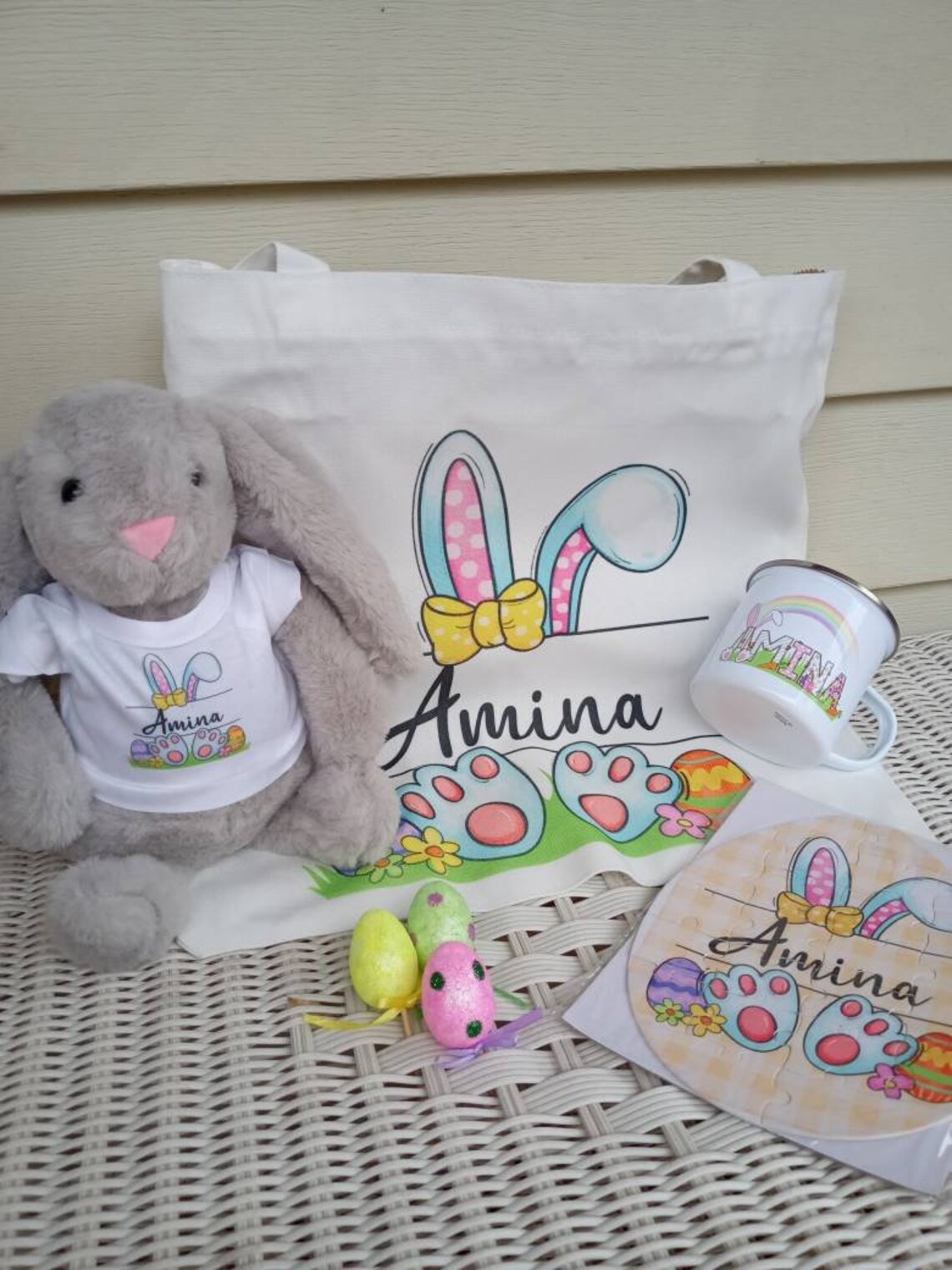 Personalized Easter Basket for Kids, Personalized Easter Gift for Kids ...