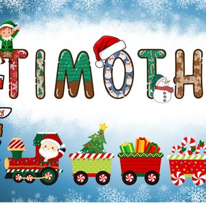 Personalized Christmas Puzzle Gift for Kids, Personalized Christmas ...