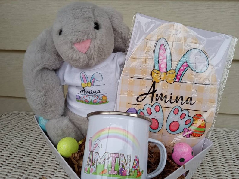 Personalized Easter Basket for Kids, Personalized Easter Gift for Kids ...