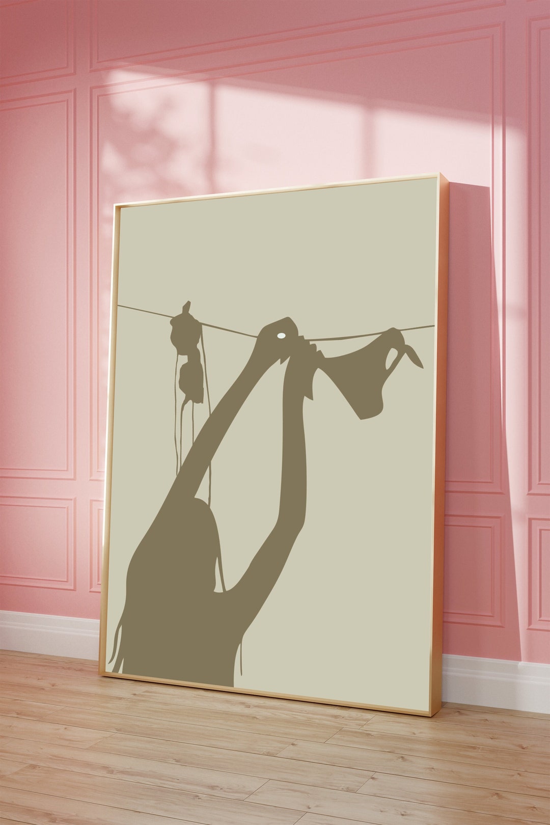 Bikini Art Print, Bathing Suit Poster, Beachy Prints, Coconut Girl ...