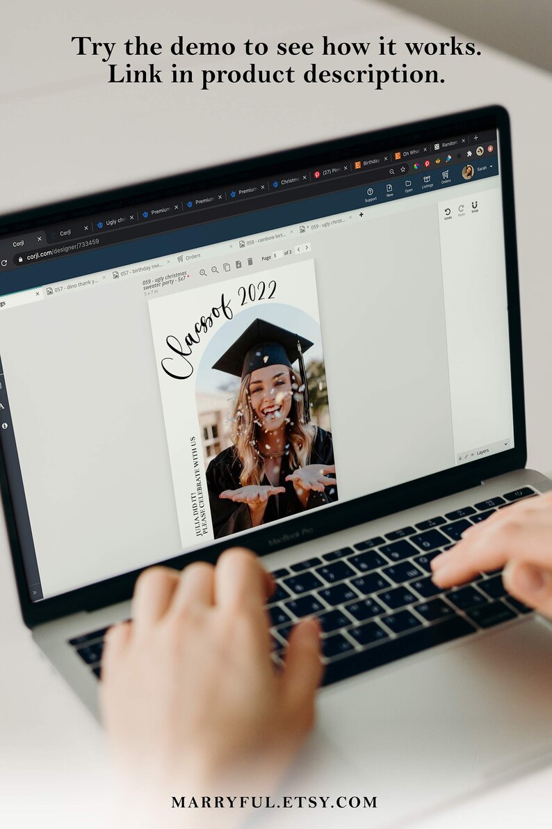 Class of 2022 Graduation Invitation 2022 Announcement and - Etsy