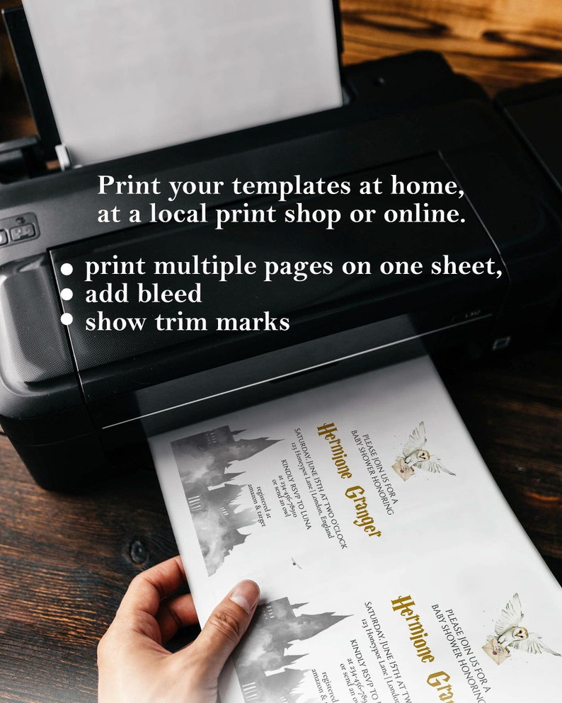 Magic Wedding Invitation Suite Wizard Inspired Wedding Invite With ...
