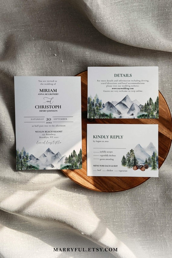 Wedding Invitation State Park