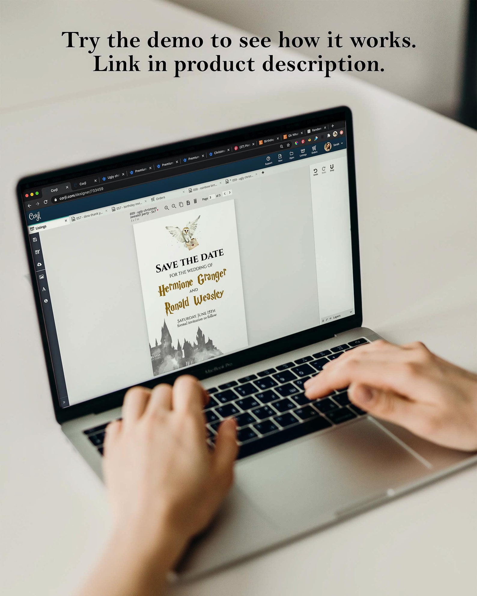 Magical Table Numbers Template for Wedding Wizard Themed Bridal Shower ...