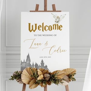Wizard Welcome Sign for Magical Wedding Bridal or Baby Shower Party ...