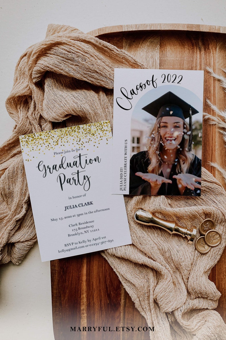 Class of 2022 Graduation Invitation 2022 Announcement and | Etsy