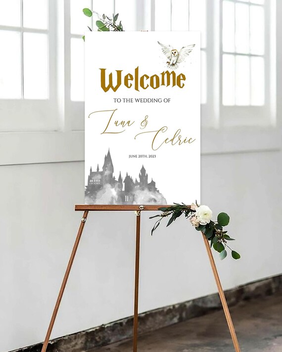 Wizard Welcome Sign for Magical Wedding Bridal or Baby Shower - Etsy