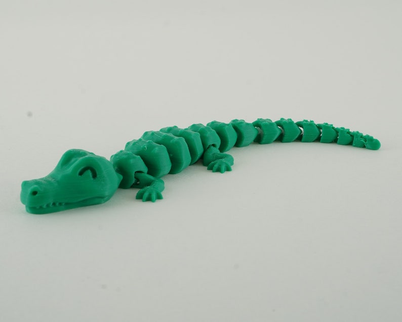 Articulated Alligator 3D Printed Toy Variety of Color - Etsy