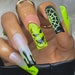 Halloween Oogie Boo Nails/ Halloween Press on Nails - Etsy