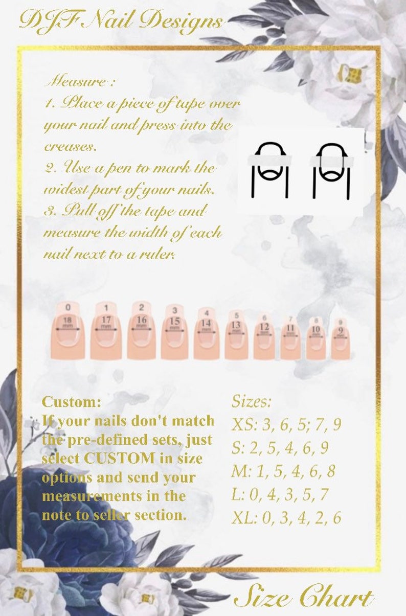 Angel & S Nails/ S and Angel Press on Nails - Etsy