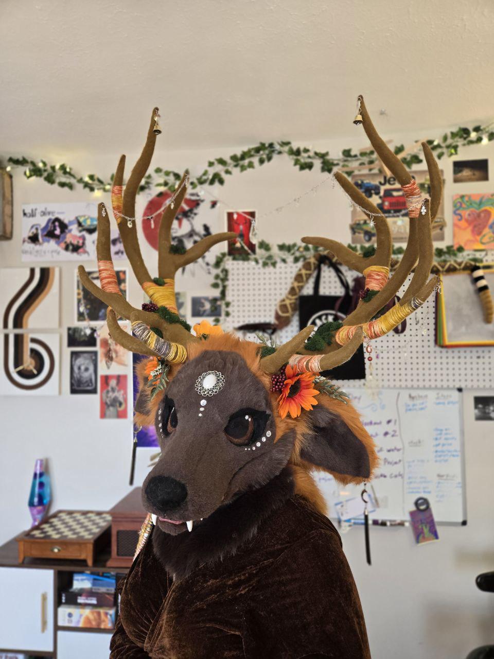 Realistic Deer Antlers | Printed Version | Furry | Fursona | Therian ...