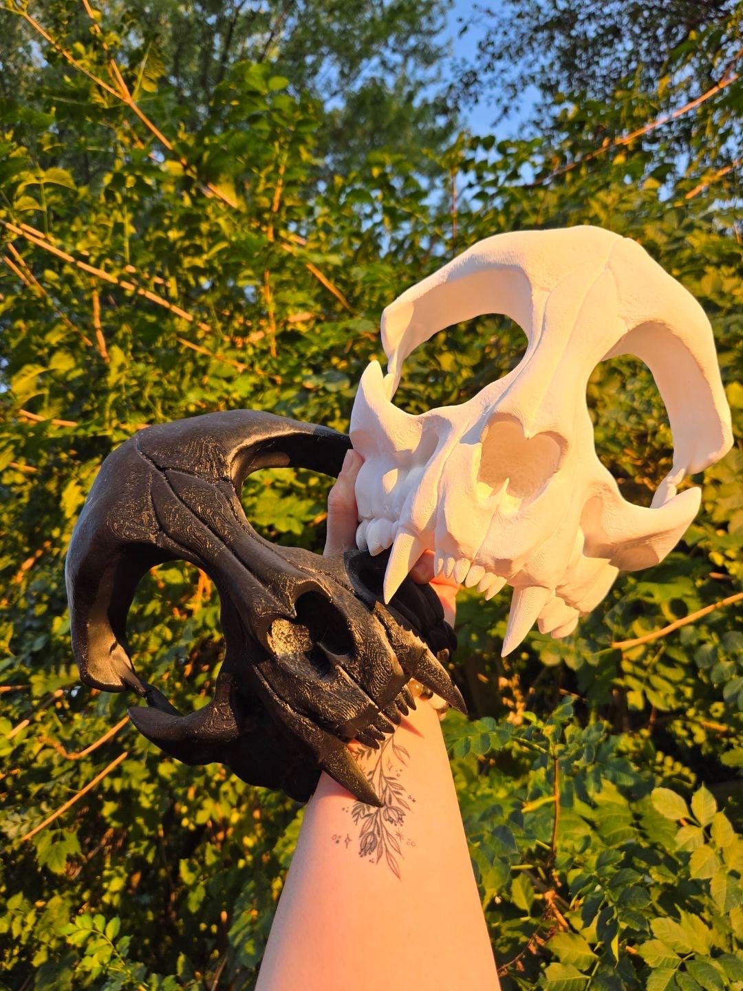 Cat Skull Mask Kit | Customizable & Paintable | Gothic Cosplay ...
