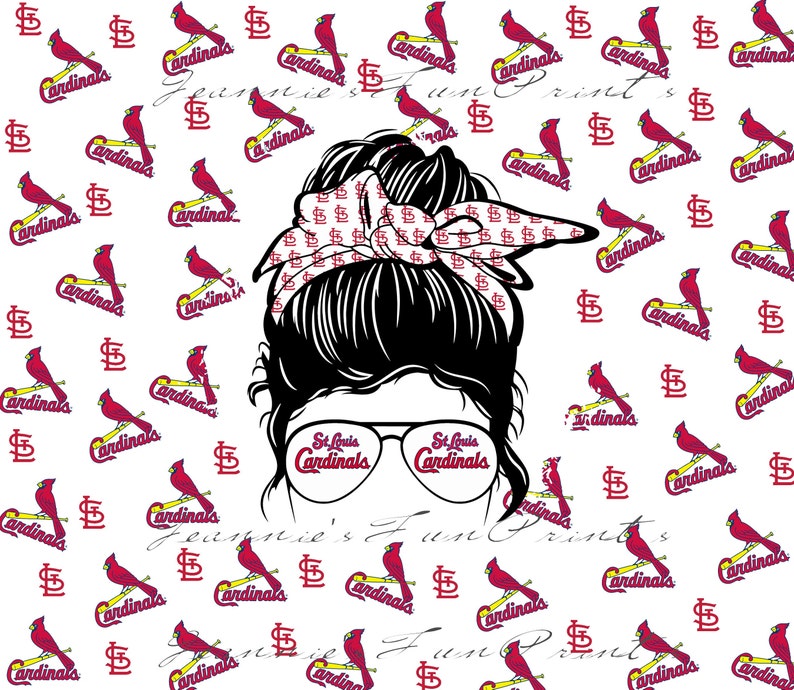 St Louis Cardinals Baseball Tumbler Wrap, Straight 20oz, Sublimation ...