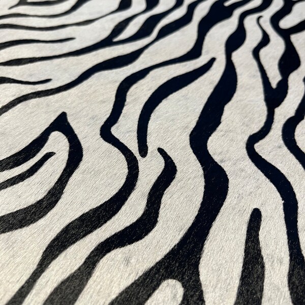 Zebra Print Leather - Etsy