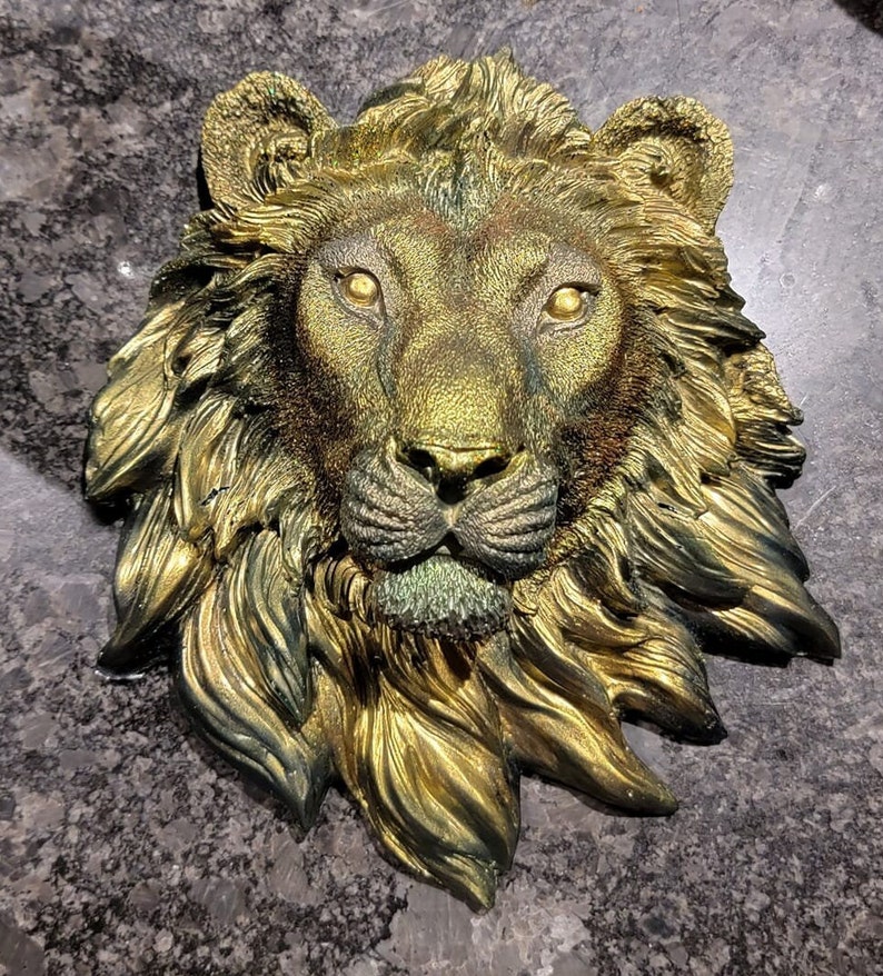 Large Lion Head Wall Mount - Etsy
