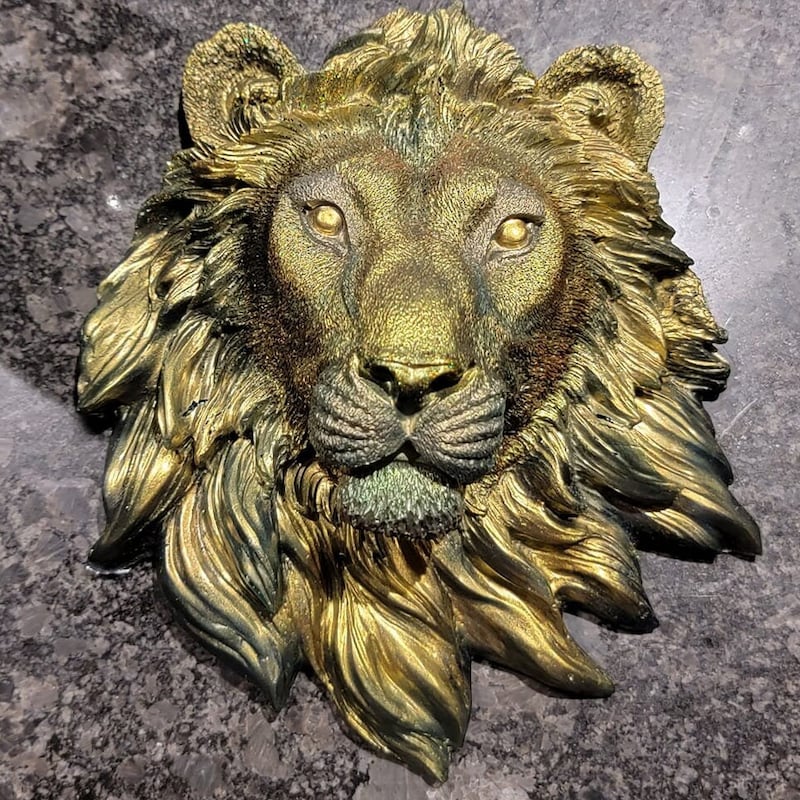 Lion Head Wall Decor - Etsy