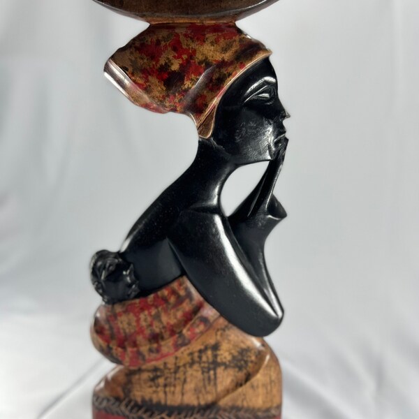 African Goddess Wood Carving - Etsy