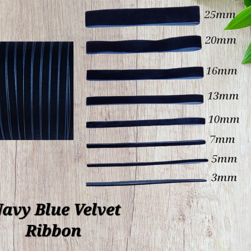 Navy Ribbon - Etsy